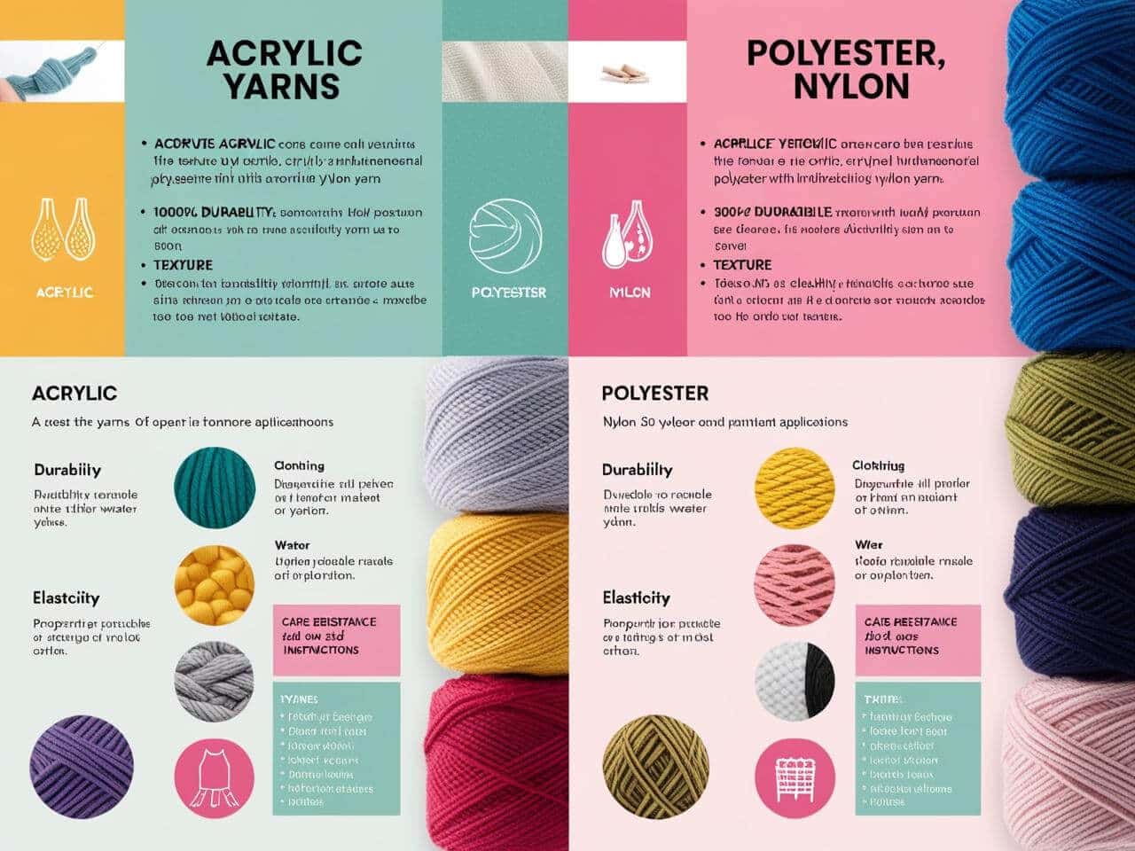 Types of Yarn: Natural, Synthetic & Best Uses Explained - FabKnitters