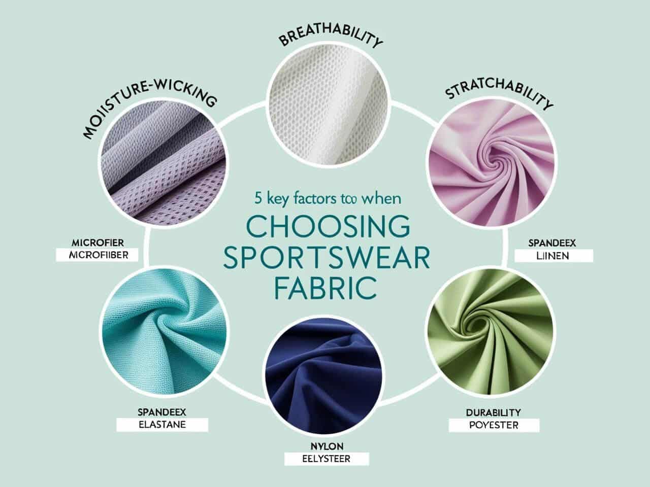 Best Sportswear Fabrics: Polyester, Nylon & Bamboo - FabKnitters